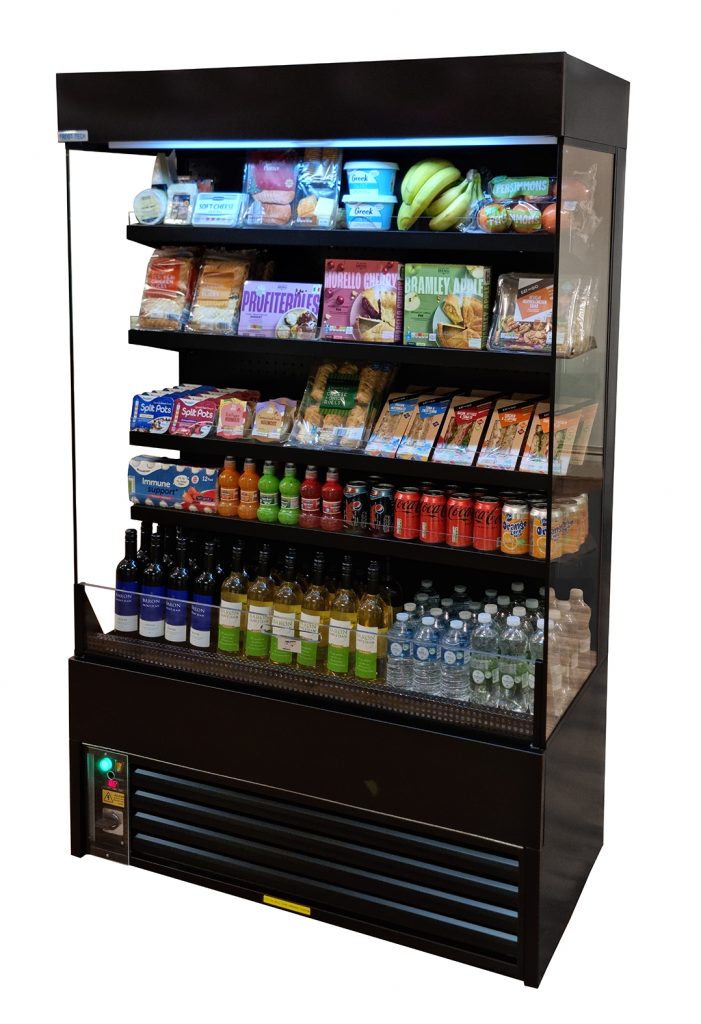 Multideck Fridge - Black Slimline (1200MM) - ECO-Fridge Ltd UK