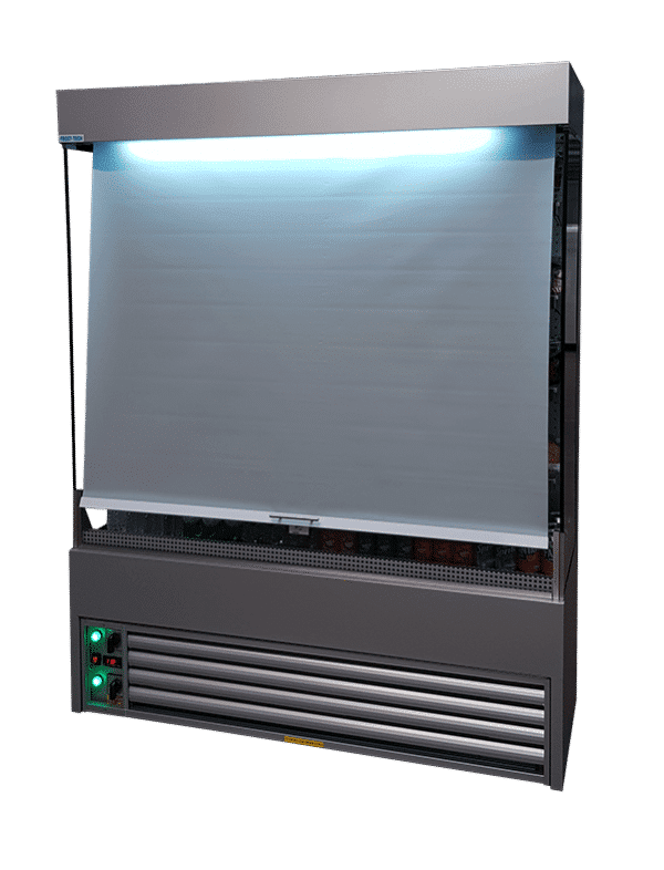 Multideck Display Fridge ECO-MD60/150 Silver Steel Slimline (1500mm ...