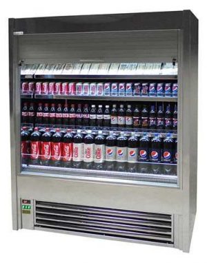 Stainless Steel Shutter Multideck Display Fridge - ECO-Fridge Ltd UK