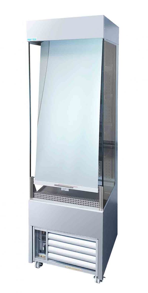 Premium Mirrored Stainless Steel Slimline Multideck Display Fridge SD60 ...