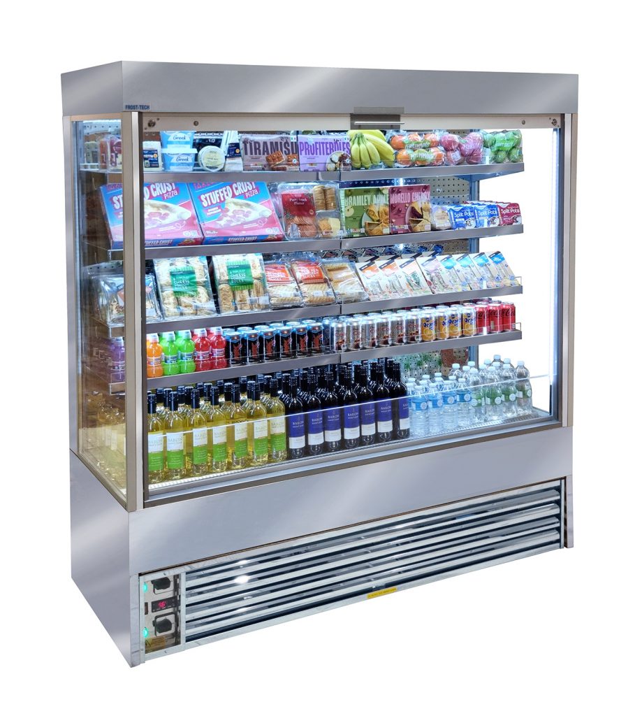 Stainless Steel Shutter Multideck Display Fridge - ECO-Fridge Ltd UK