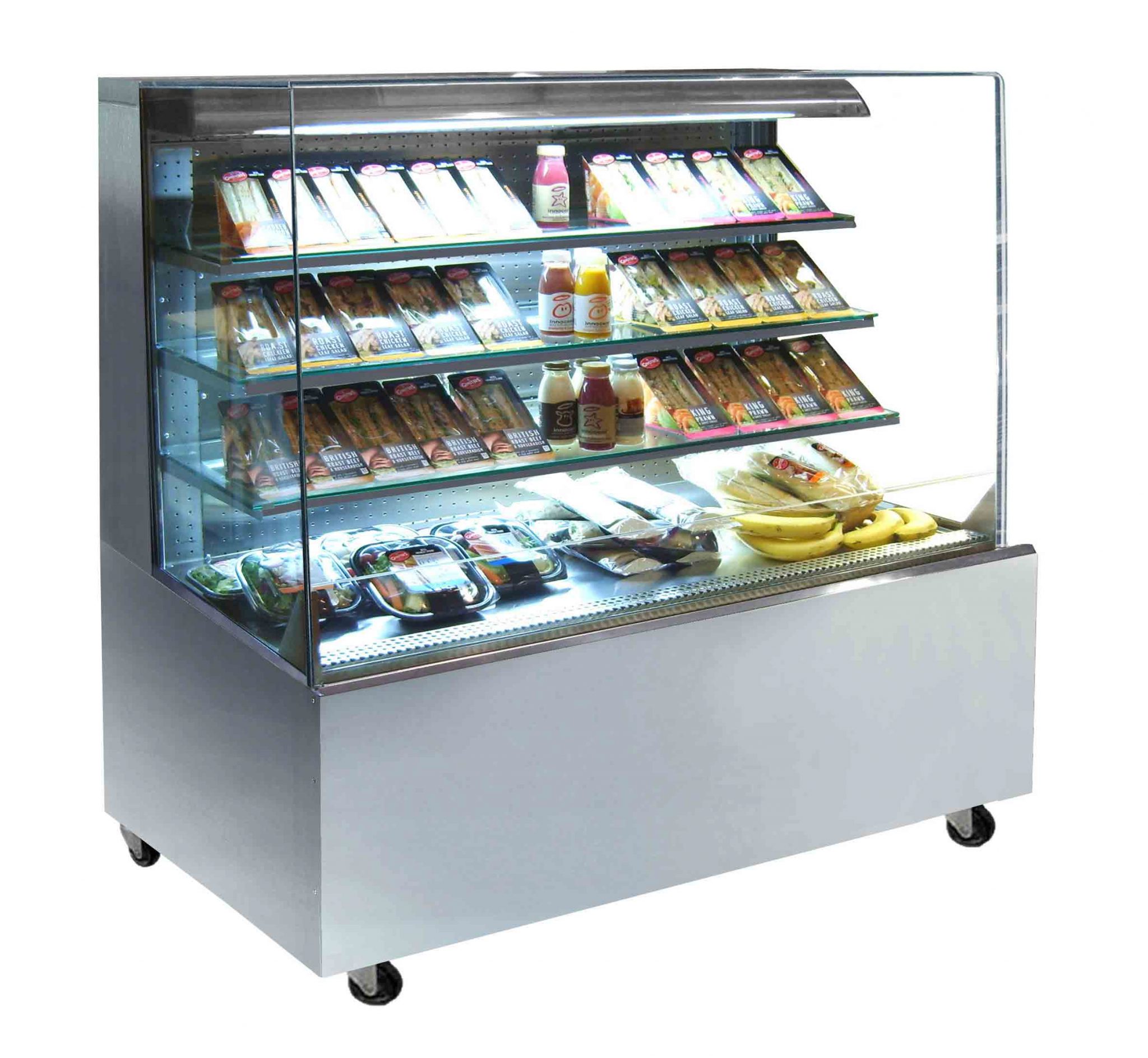Stainless Mirrored Steel Grab & Go Display (Costa Coffee) with Feet ...