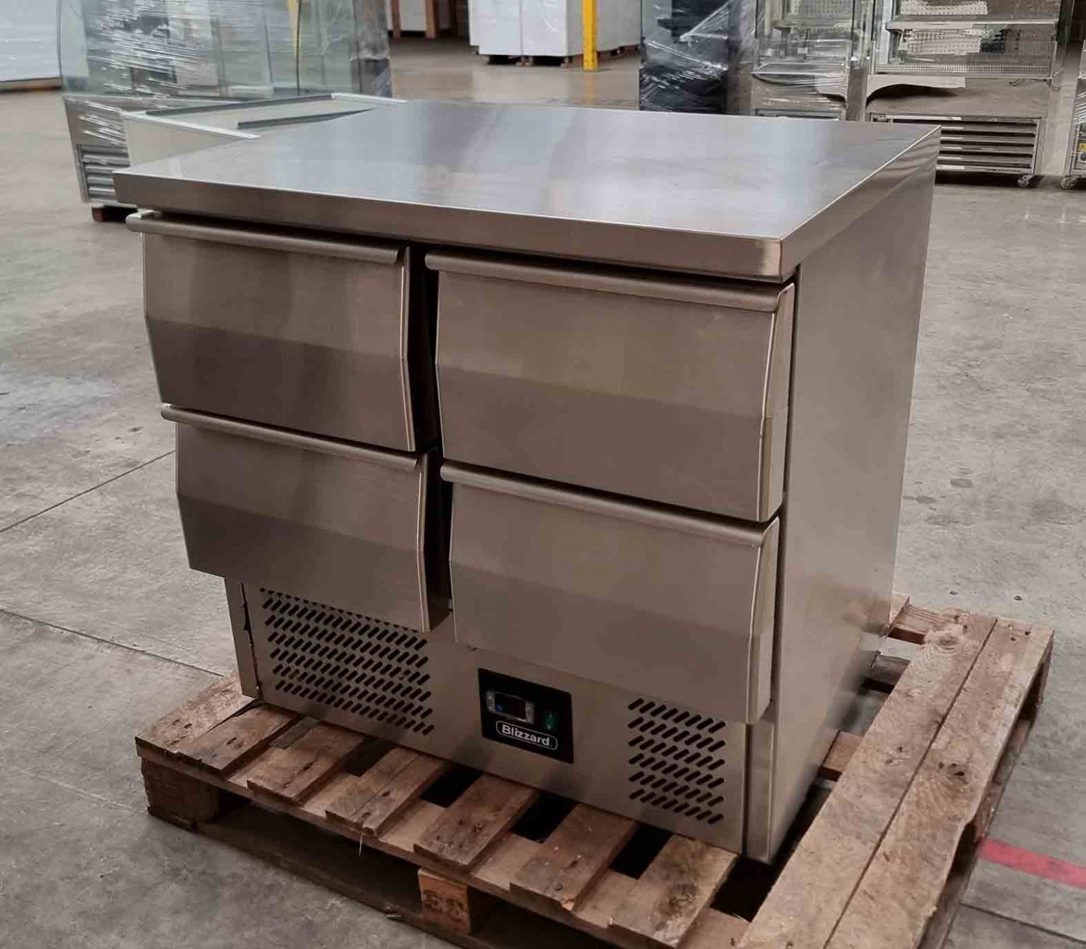 Stainless Steel 4 Drawer Fridge (Ex-Exhibition) - ECO-Fridge Ltd